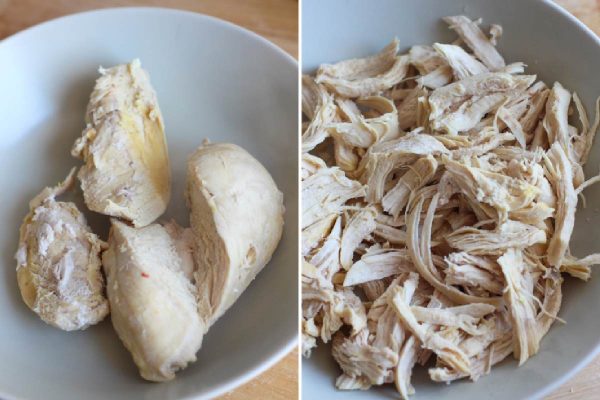4 formas sencillas de desmenuzar pollo sin quemarte los dedos